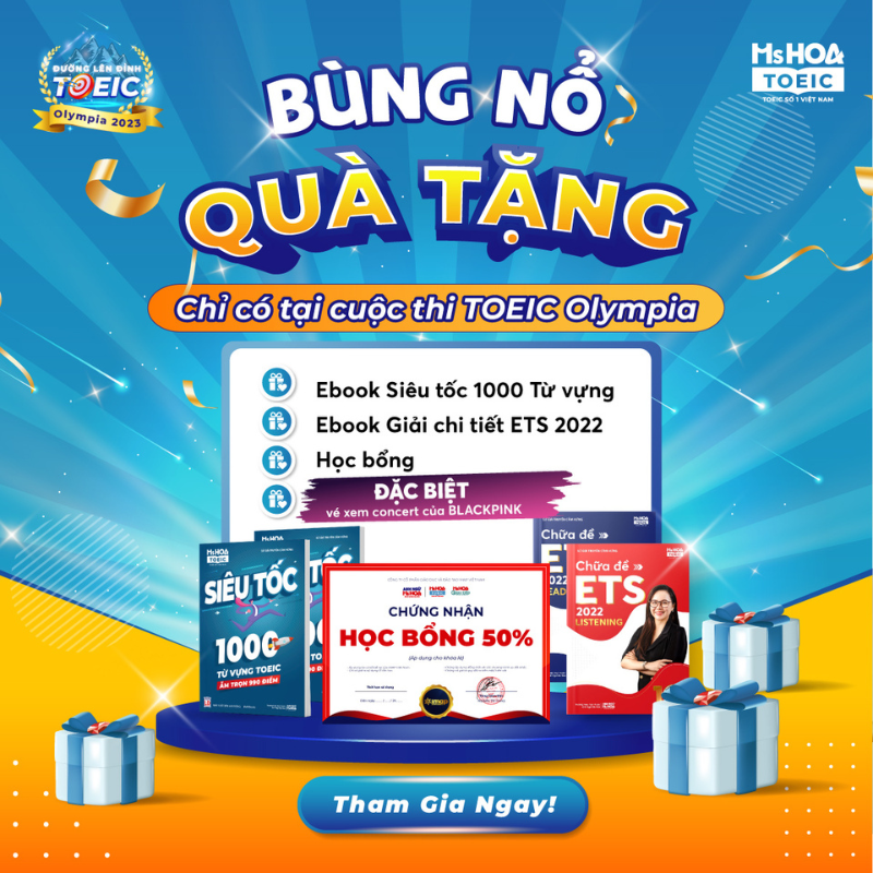 KHỞI ĐỘNG CUỘC THI TOEIC OLYMPIA 2023 VỚI TỔNG GIẢI THƯỞNG LÊN ĐẾN 50 ...